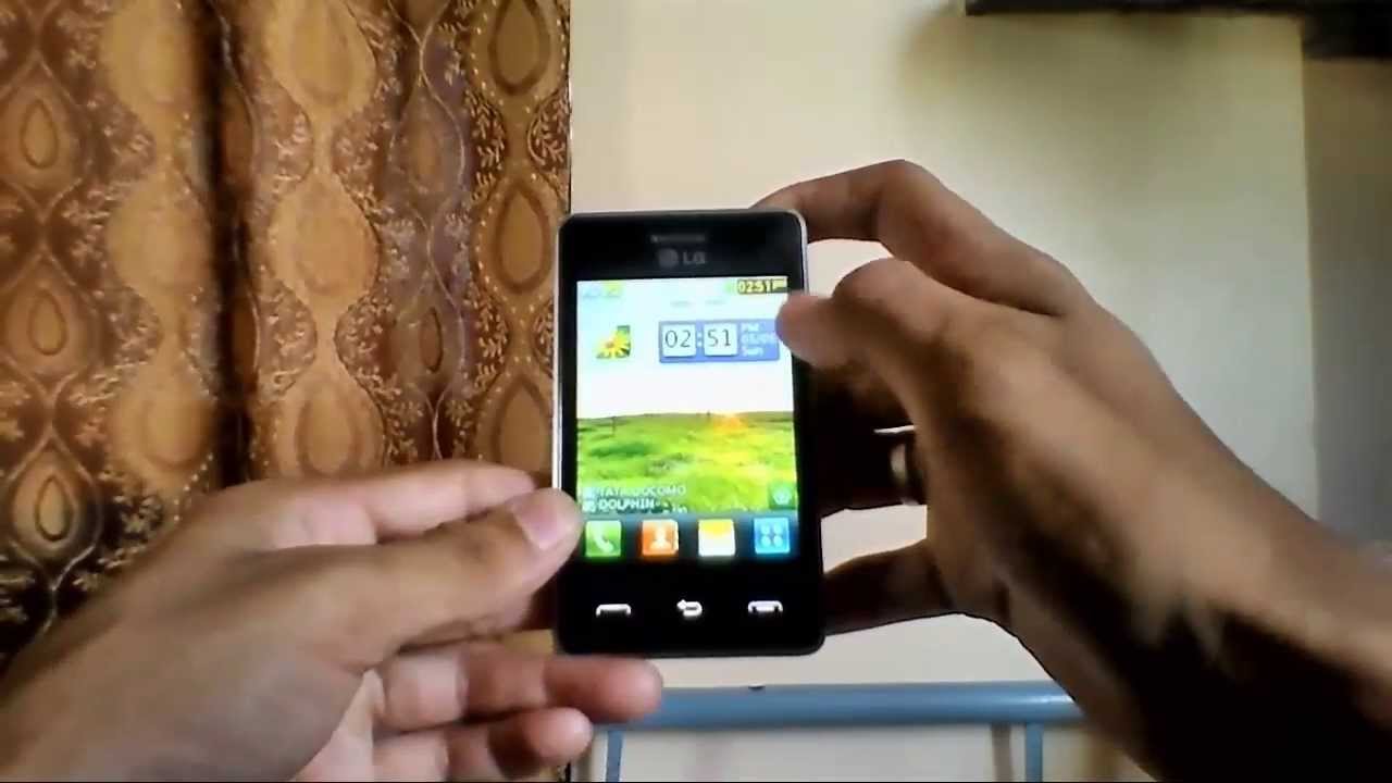 full review : LG T375 - YouTube