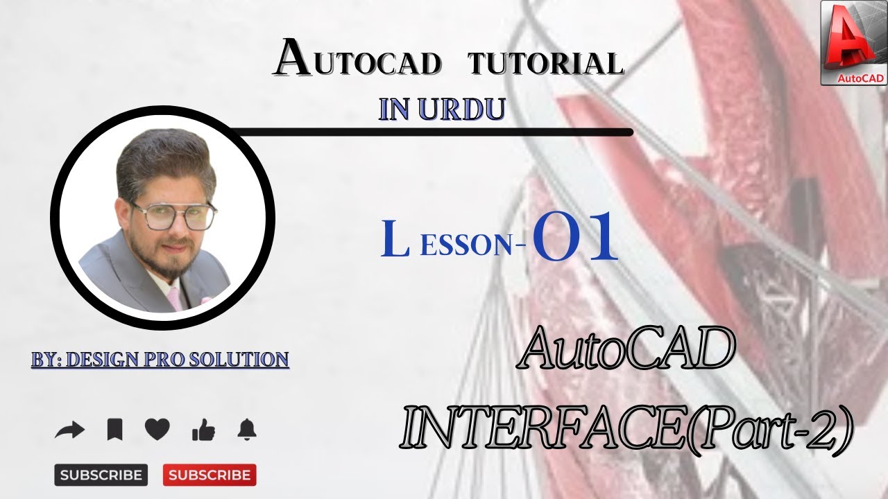 AutoCad interface part 2 - YouTube