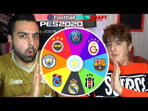 SÜPER LİGLİ ÇARKIFELEK CHALLENGE ! PES 2020 PESDRAFT EMJAN !