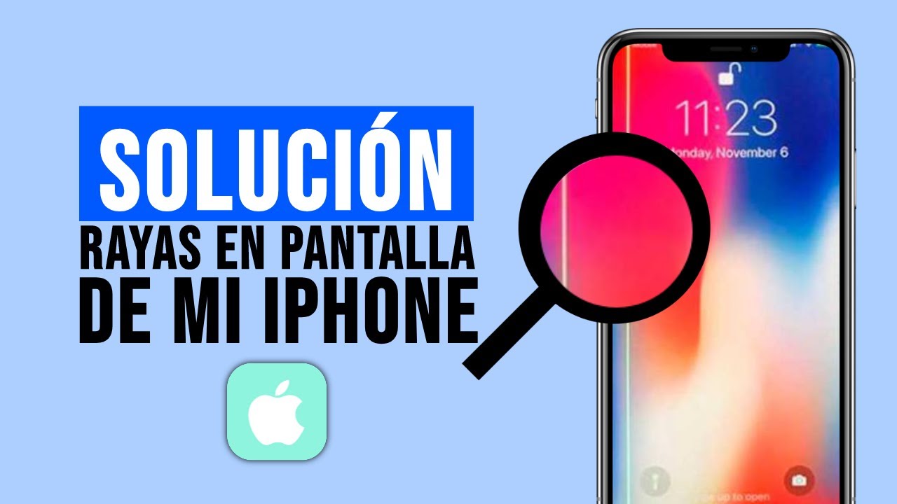 Rayas en pantalla de iPhone Realmente se puede Solucionar | iOS 16 ...