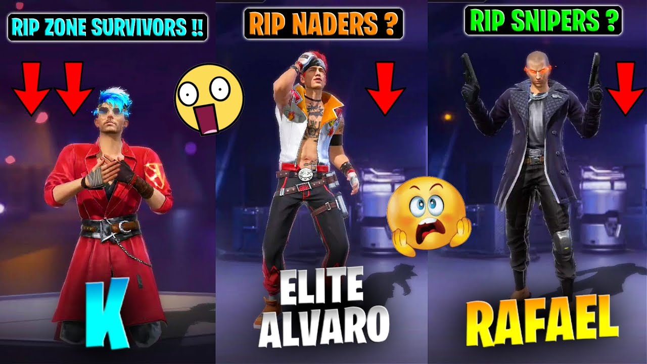 ALL THESE OP CHARACTERS NERFED 😲 IN UPCOMING UPDATE !!🗿💀 - YouTube