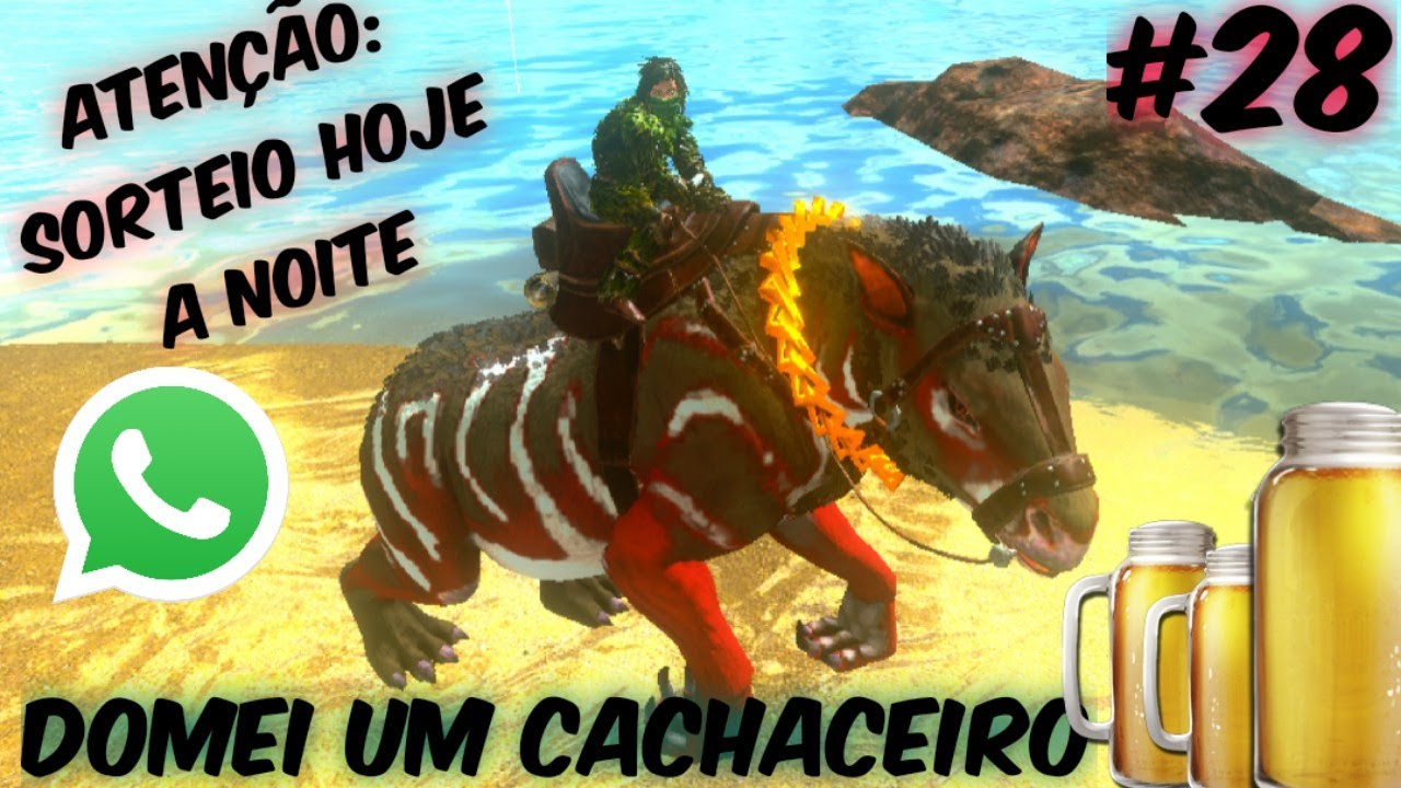 Bem Vindo ao ARK #28: Como Domar Um Calicotério (Cachaceiro kkkkk ...