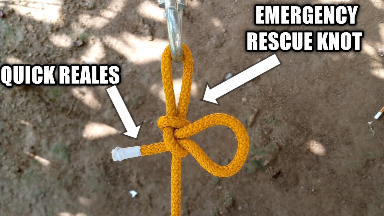 Knot for outdoor emergency rescue tying knot|How to tie?|how ...