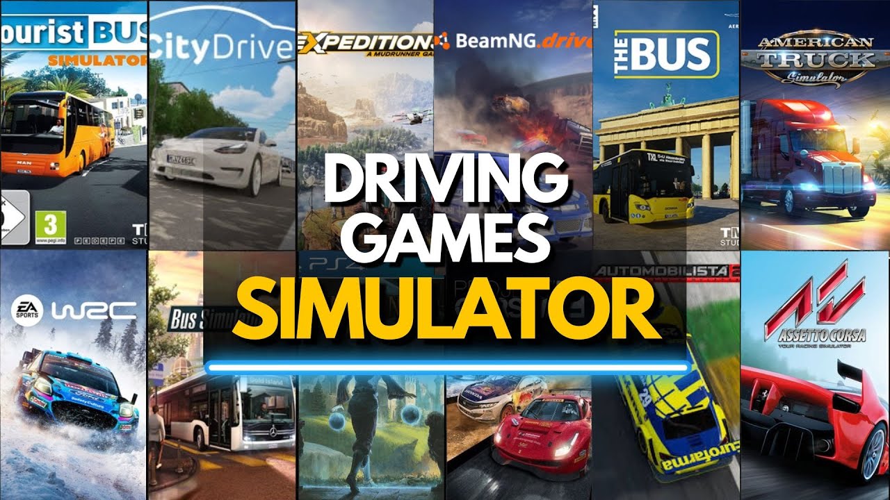 Top 30 Best Driving Simulator Games You Must Play - YouTube