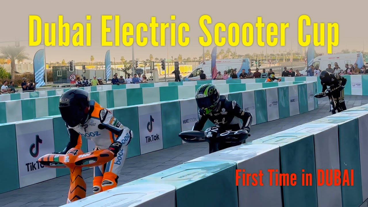 Dubai Electric Scooter Cup | ඩුබායි වල පලවෙනි වතාවට - YouTube