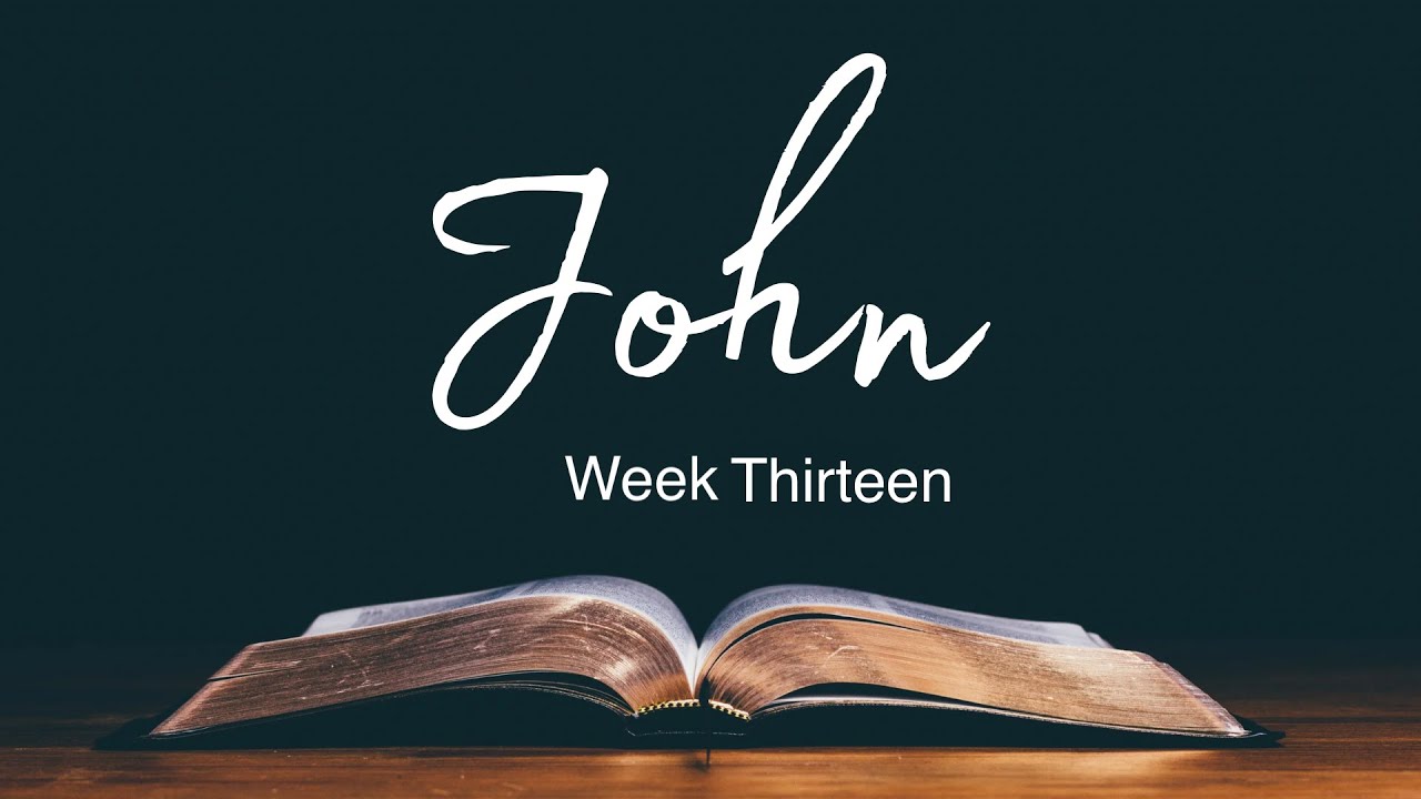 Good morning, please join us for our sermon series “John” week thirteen ...