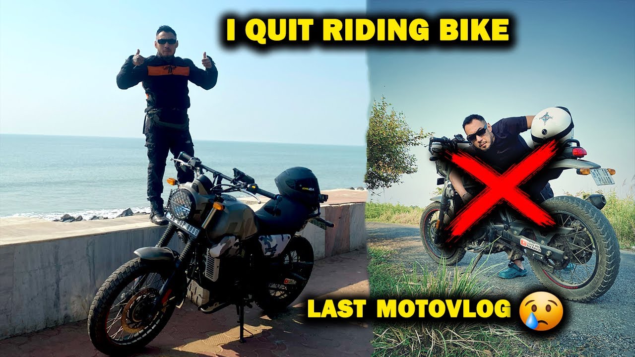 I Quit Riding Bike My Last Motovlog With Modified Scram411 😥 - YouTube