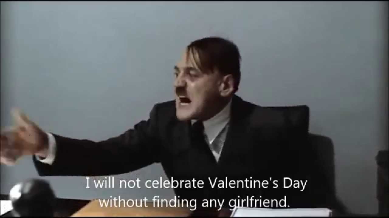 Hitler is informed that today is Valentine's Day - YouTube