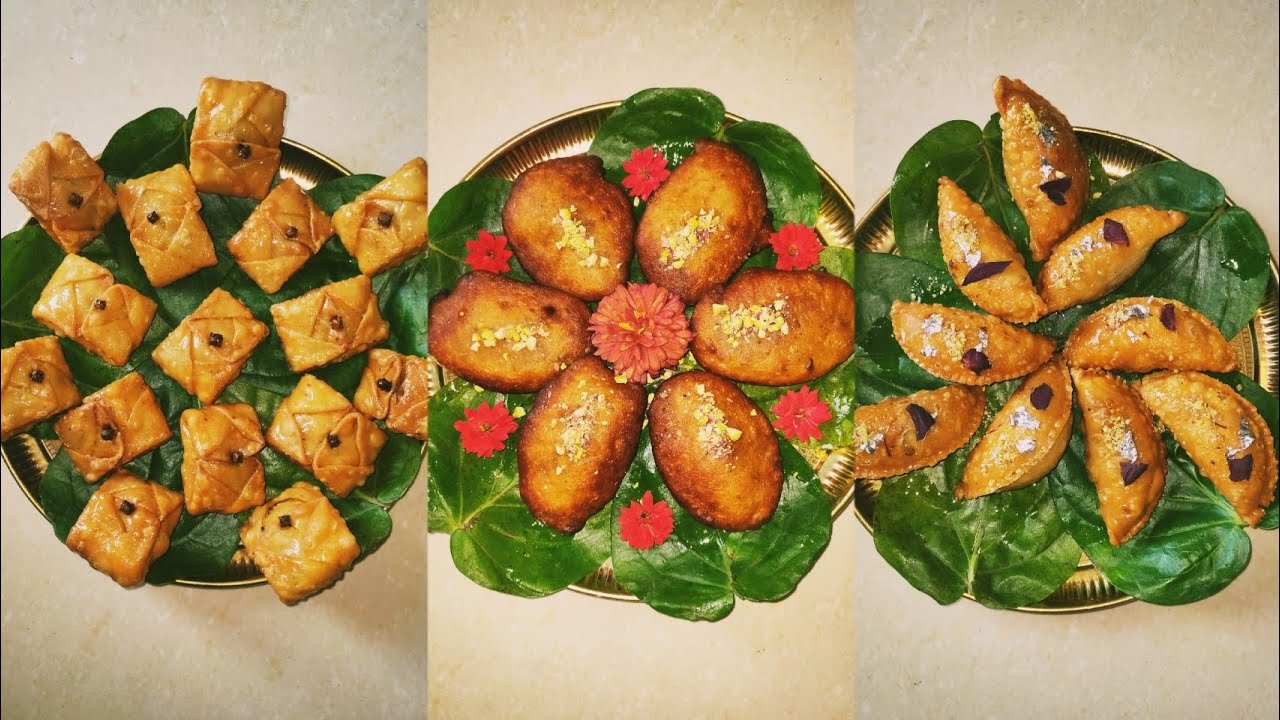 Holi Special 3 Sweets Recipes ! आसानी से घर पर ही बनाए ये तीन मिठाइयां ...