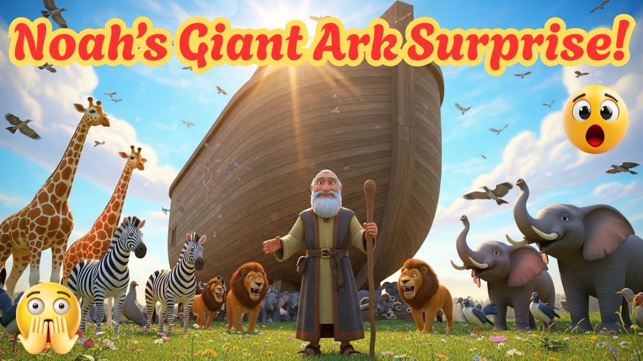 Noah and the Ark – 3D Bible Story for Kids | Christian Nursery Rhyme ...
