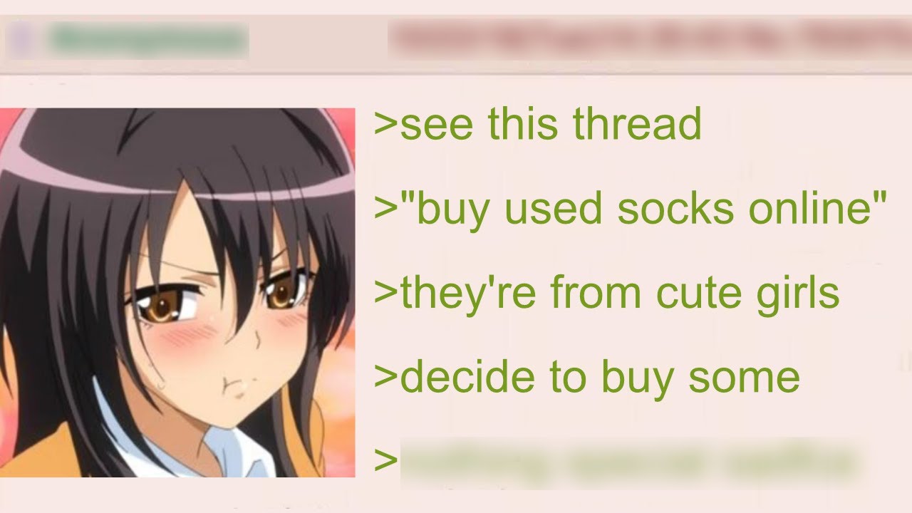 Anon Buys Worn Socks from Cute Girls | 4Chan Greentext Stories - YouTube