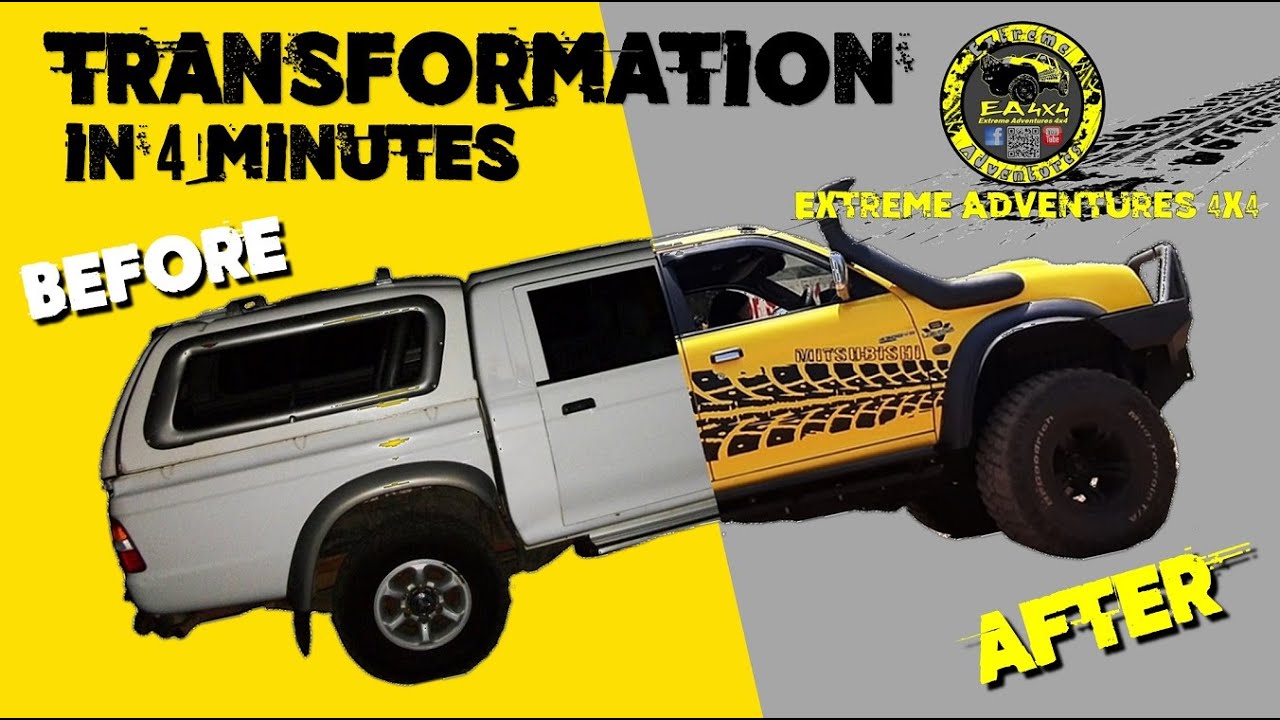 Mitsubishi COLT L200 Transformation in 4 minutes - YouTube