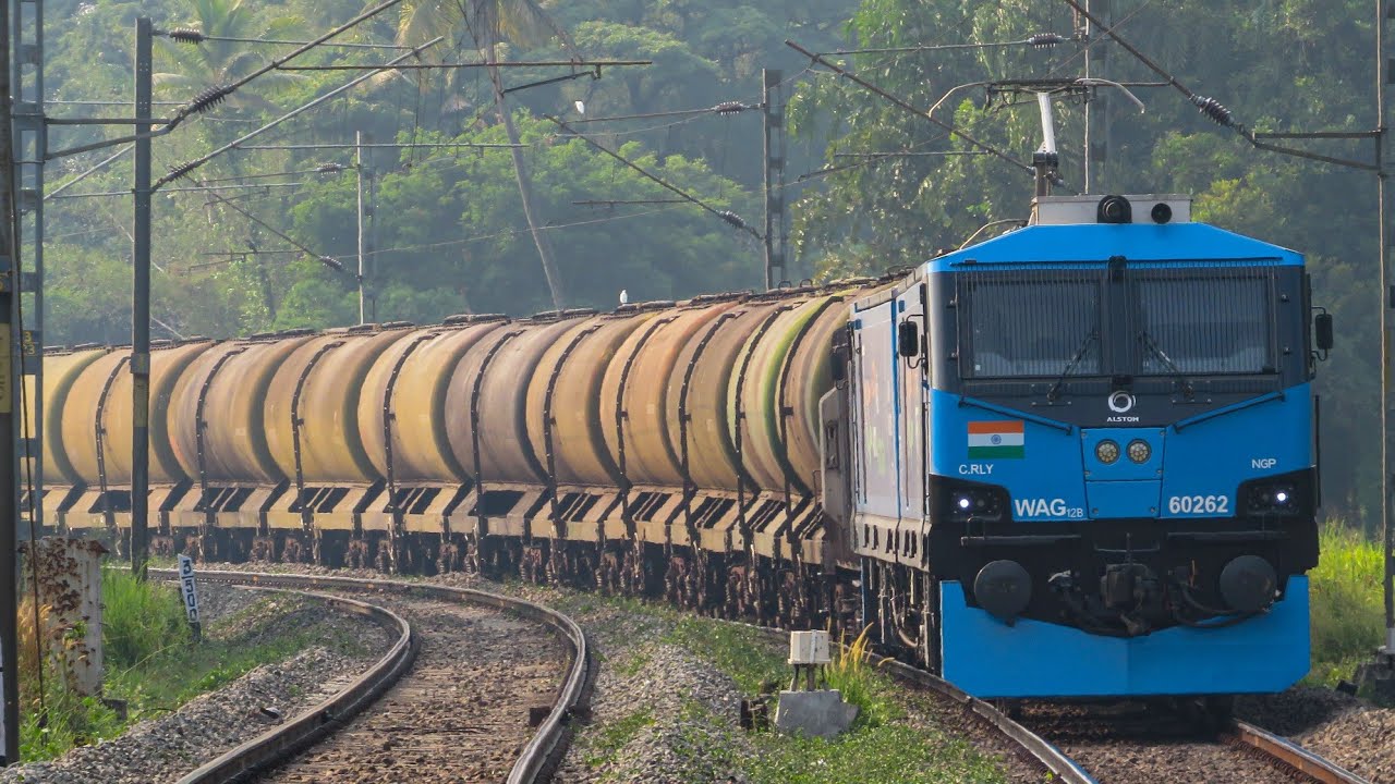 WAG 12 in KERALA | FIRST PROPER VISIT OF WAG 12 LOCOMOTIVE IN KERALA ...