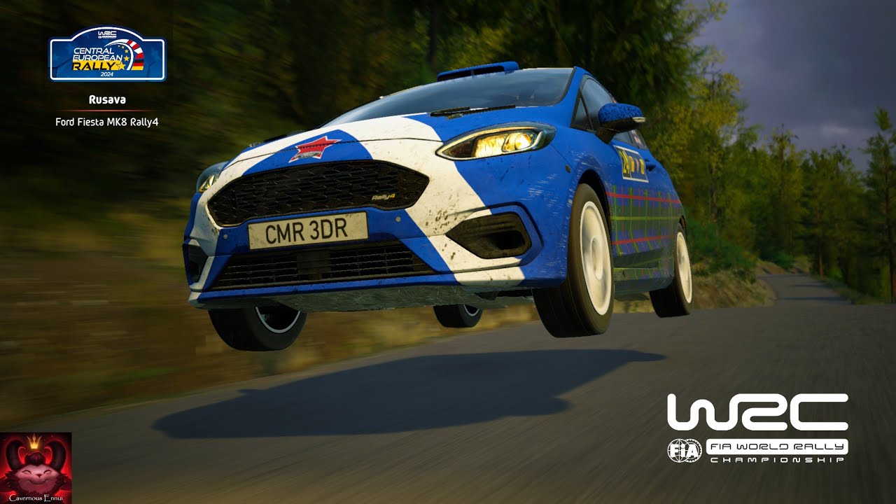 JRC World Cup 2024 R5 CER 2 Rusava Ford Fiesta MK8 Rally4 EA WRC - YouTube