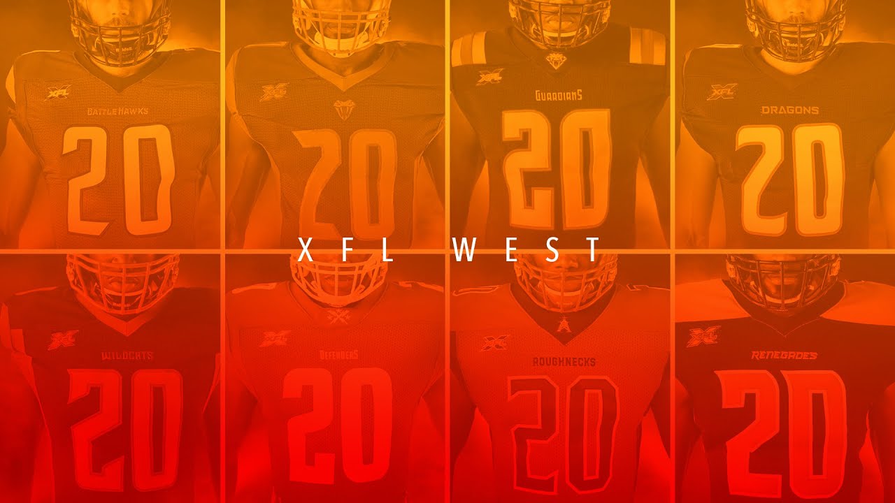 XFL Logo & Uniform Review: Western Conference - YouTube