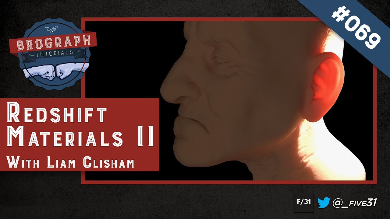 Brograph Tutorial 069 - Redshift Materials Part II - YouTube