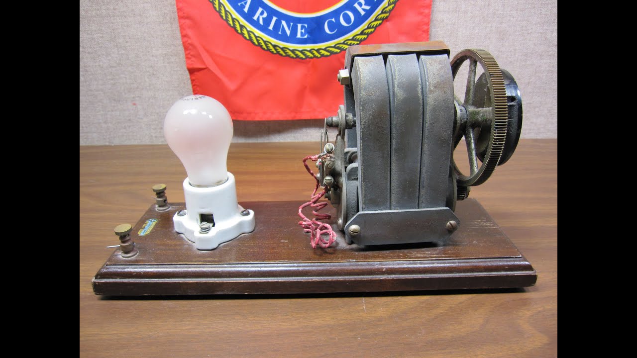 My New Vintage Hand Cranked 3 Shoe Magneto Demonstrator - Show-N-Tell ...