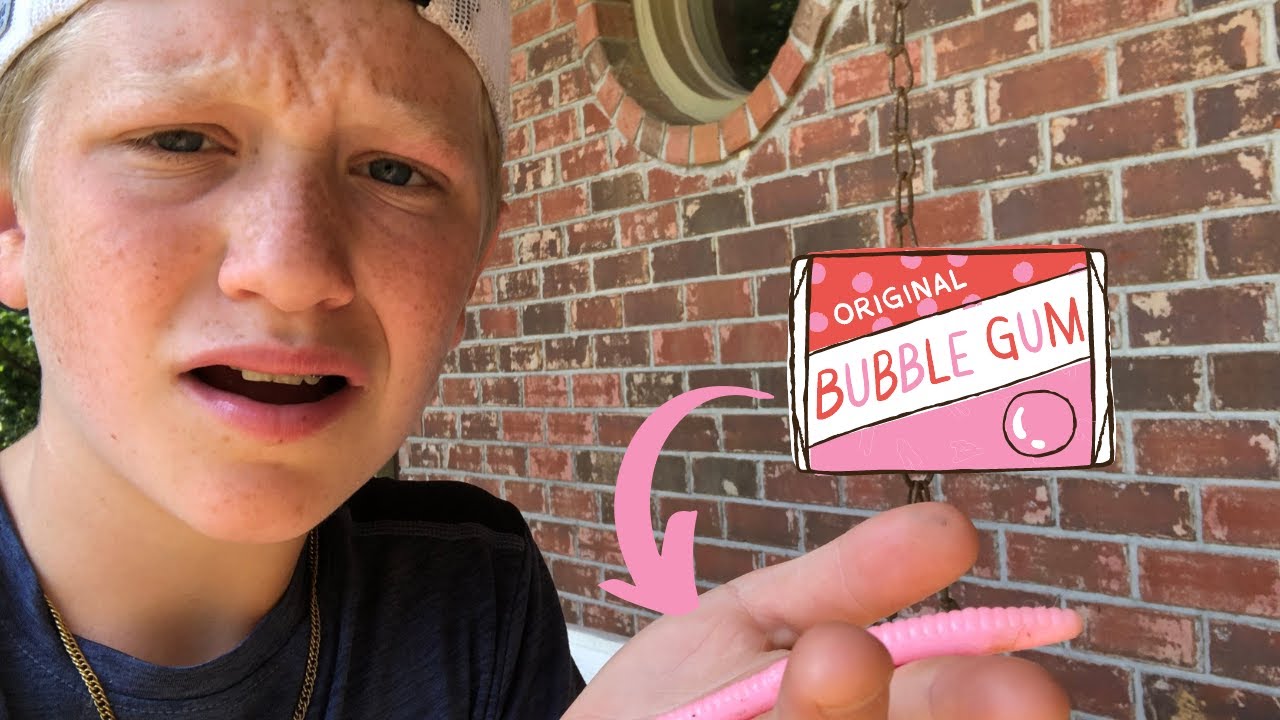 There's NO WAY THESE WORK!! BUBBLE GUM COLORED TRICK WORM!! - YouTube