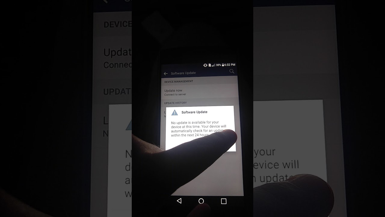 No software update - YouTube