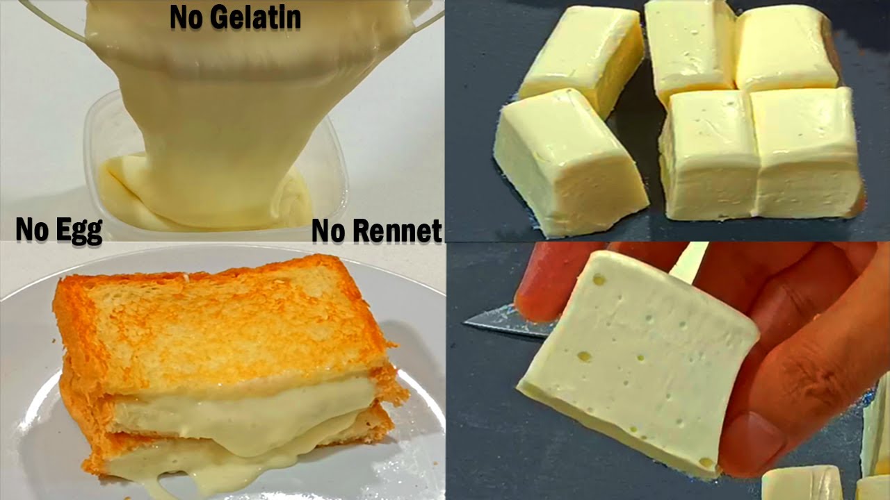 Processed cheese | Home Made Processed Cheese | No Rennet | Cheese ...