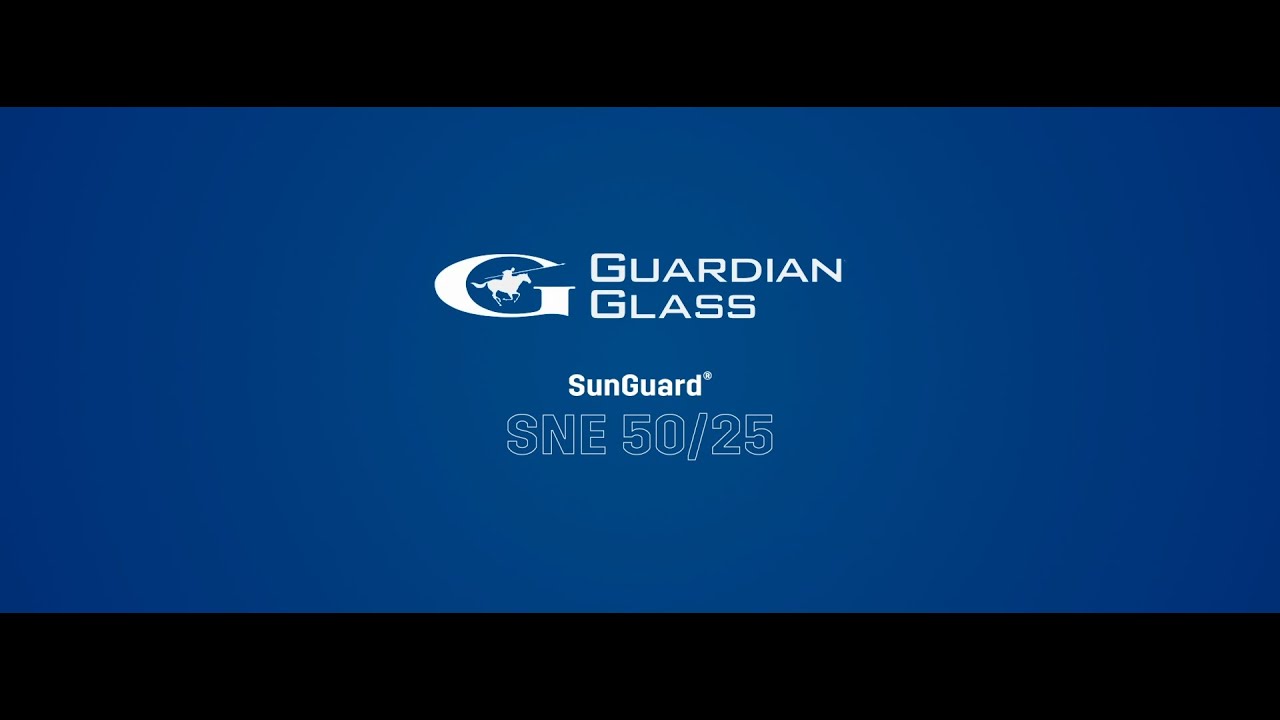 Introducing Guardian® SunGuard® SNE 50/25 HT Low-E Coated Glass - YouTube