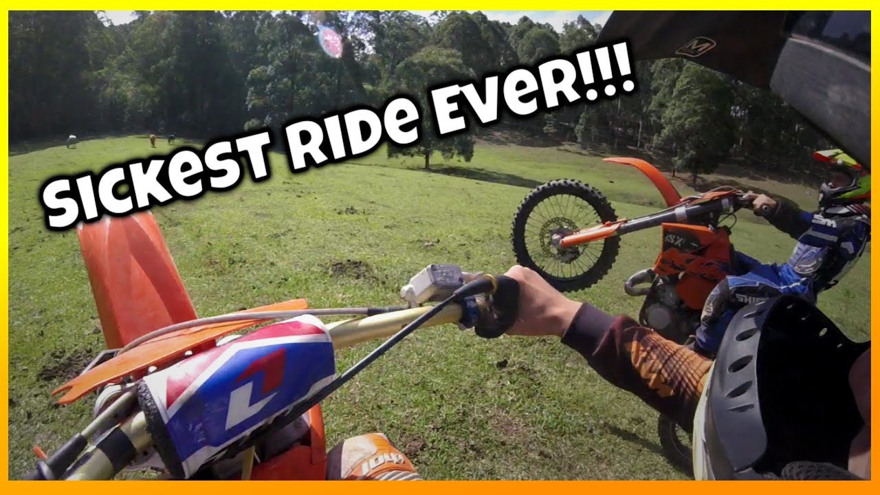 Huge Jump on KTM 125sx's | Dirtbike Freak - YouTube