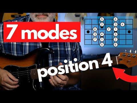 Learn All 7 Modes In Position 4 In This Huge Guitar Lesson - YouTube