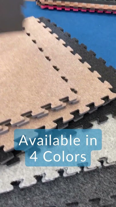 Easy DIY Interlocking Carpet Tiles - YouTube