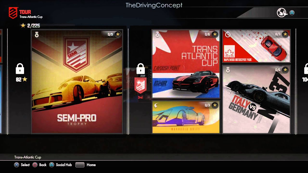 Driveclub - Tour List - YouTube