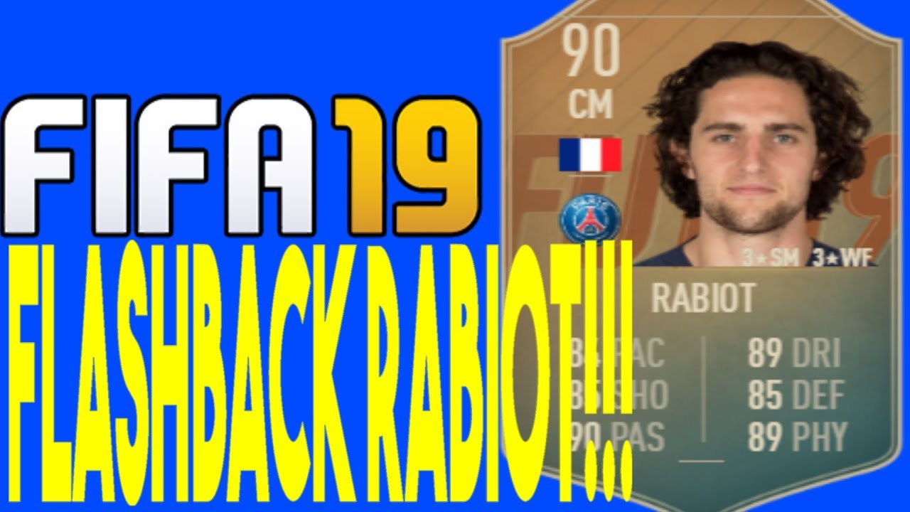 INSANE FLASHBACK RABIOT CARD!!! (#FIFA 19 ULTIMATE TEAM) - YouTube