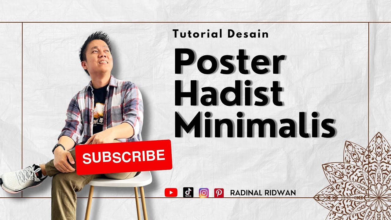 Tutorial Desain Poster Hadits Minimalis di Canva 🕌 [WAJIB SAVE ...