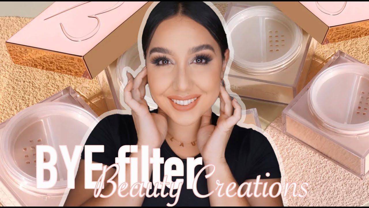 *Nuevo de Beauty Creations | BYE Filter Polvos Sueltos || LAURA CORTÉS || Reseña & Demo - YouTube