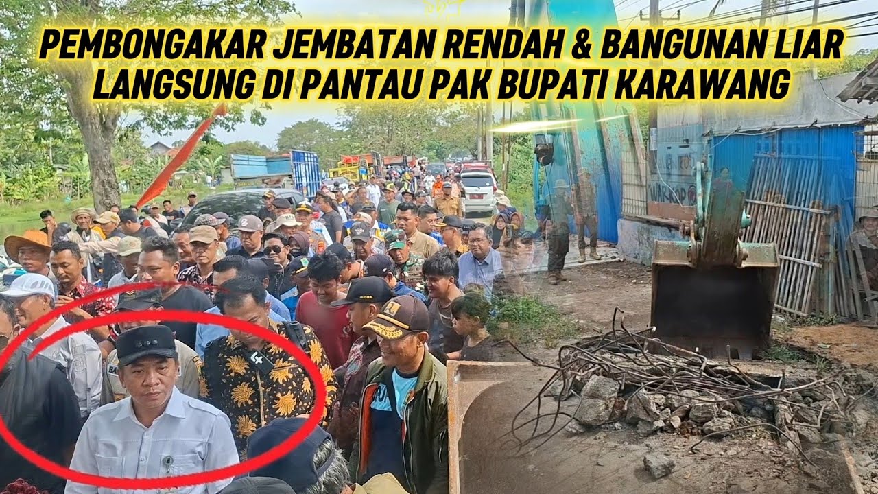 PEMBONGAKAR ️kali medang asem JEMBATAN & BANGLI ️ LANGSUNG DI PANTAU ...