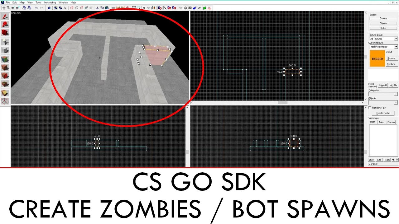 CS GO SDK : Creat Zombies / Bot Spawns - YouTube