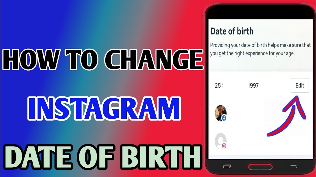 How To Change Instagram Account Date of birth // Instagram Account Data ...