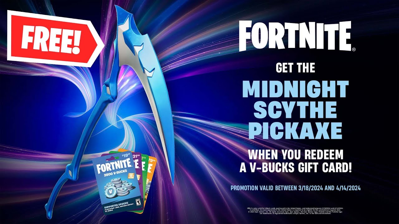 How to Get *FREE* Midnight Scythe Pickaxe in Fortnite (Full Guide ...