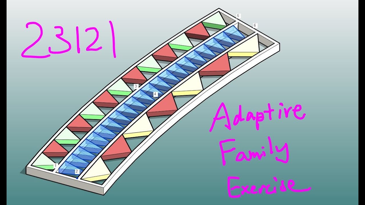 23121 - Revit Adaptive Family Exercise - YouTube