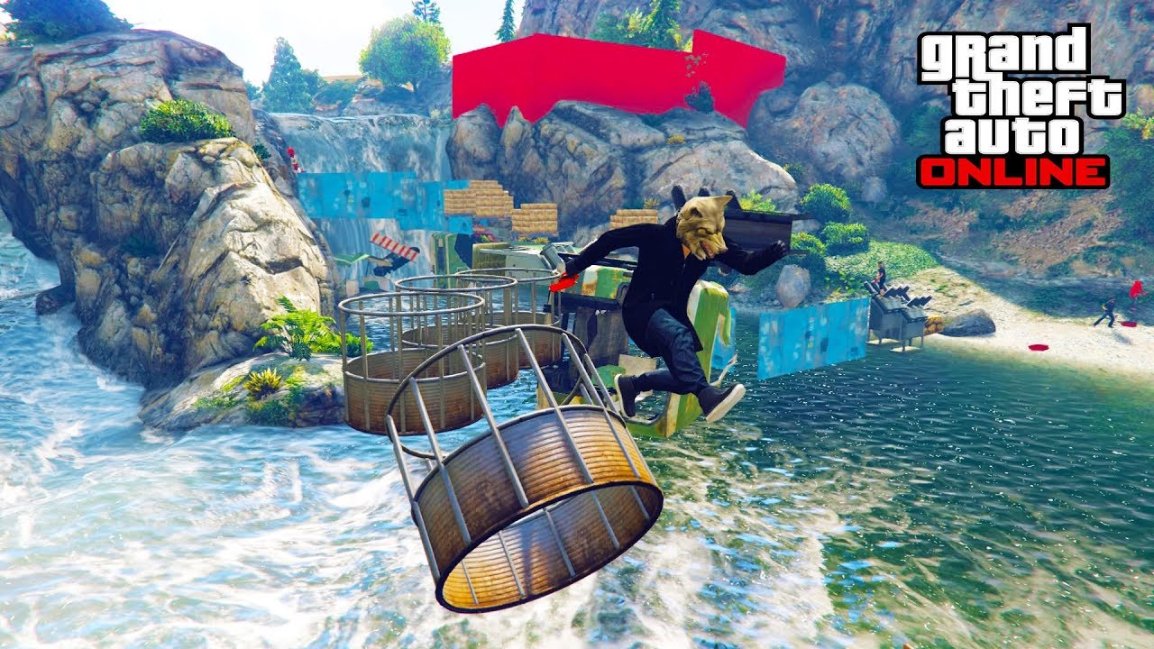 PARKOUR EN LA CASCADA - SUPER ALCHEMIST PARKOUR - GTA V ONLINE ...