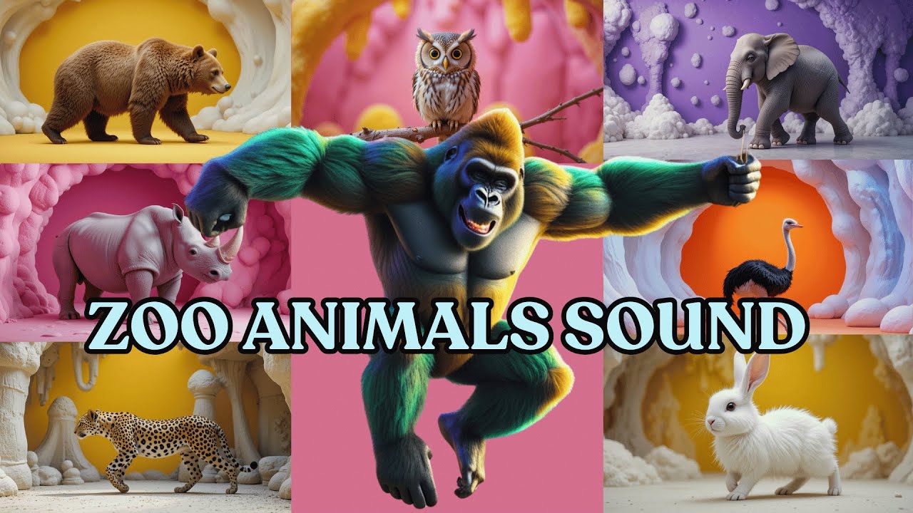 Zoo Animal Sounds Song for Kids | Nursery Rhymes & Animal Songs - YouTube
