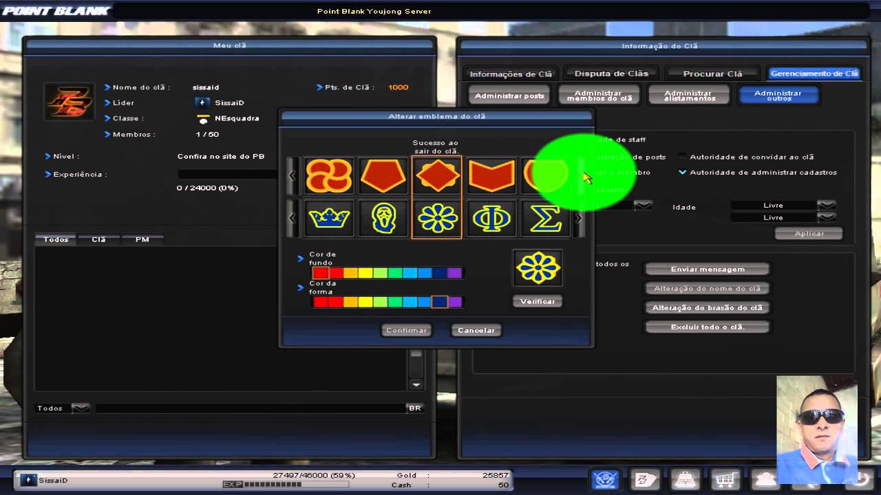 Point Blank - Como trocar a emblema do seu clã point blank - YouTube