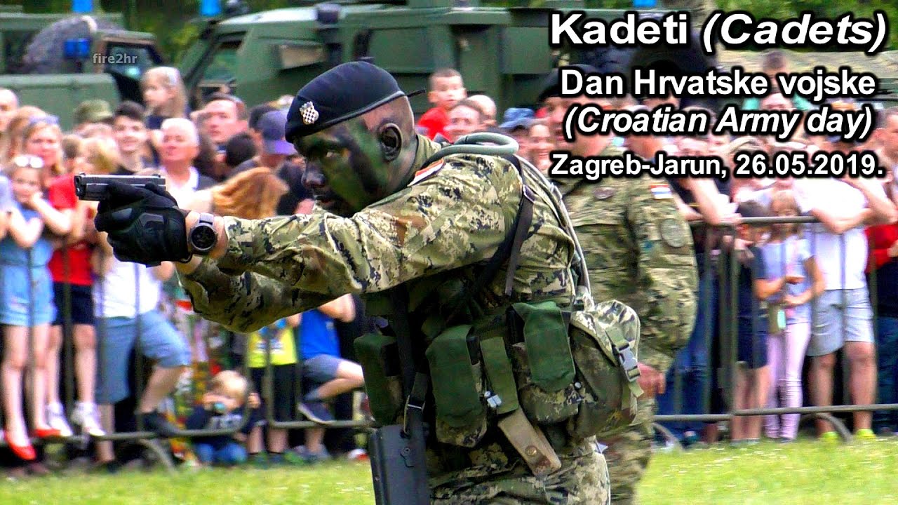 Kadeti HV (Croatian Army Cadets) (Zagreb-Jarun 26.05.2019.) - YouTube