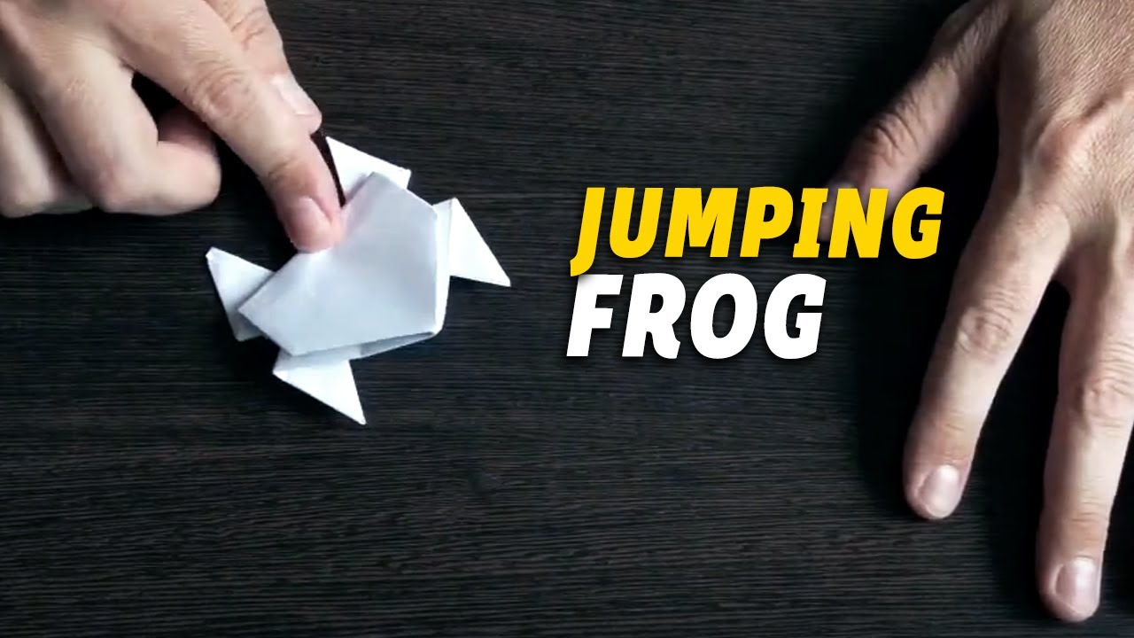 Jumping Frog // origami tutorial - YouTube