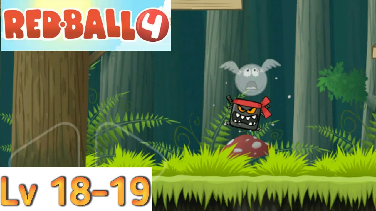 Red Ball 4 - level 18-19 | Walkthrough android with yellow ball - YouTube