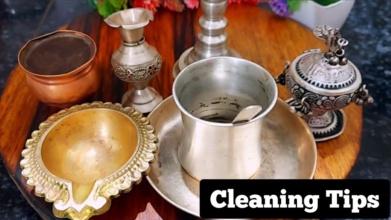 How To Clean Puja Utensils| Cleaning Tips| Silver| Copper| Brass ...
