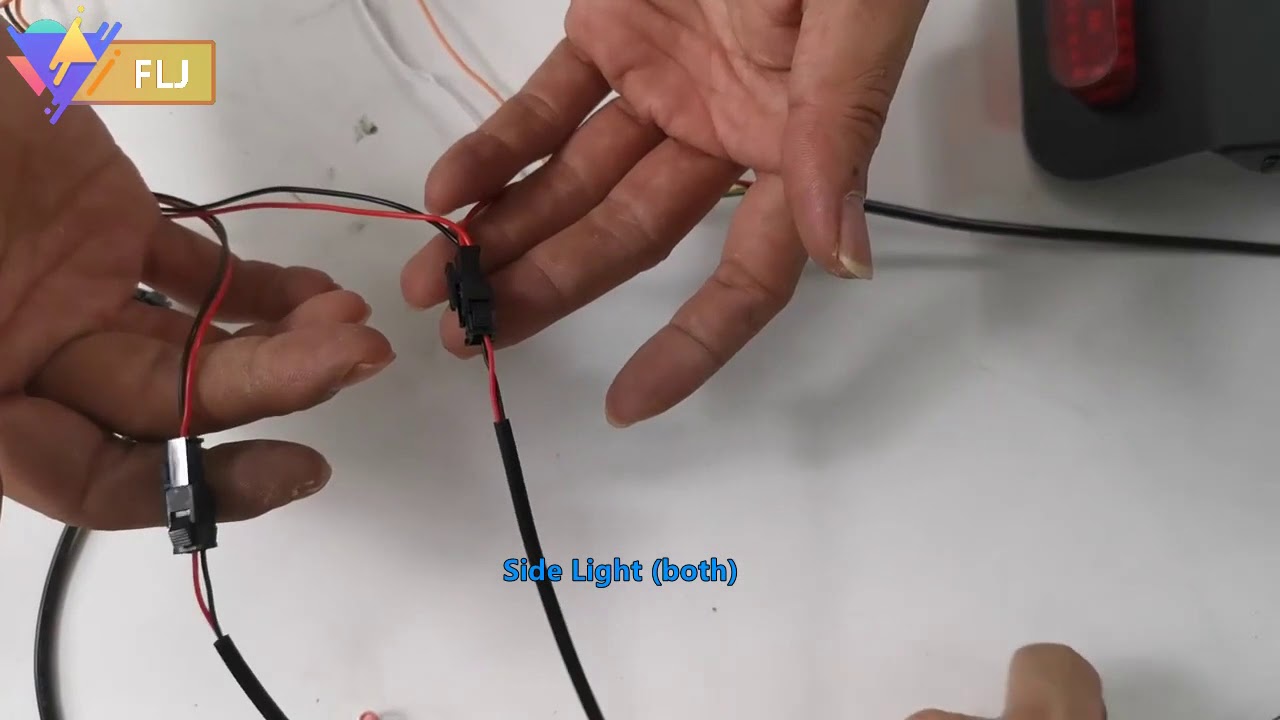 JP 60V 25 controller A B wires connector - YouTube