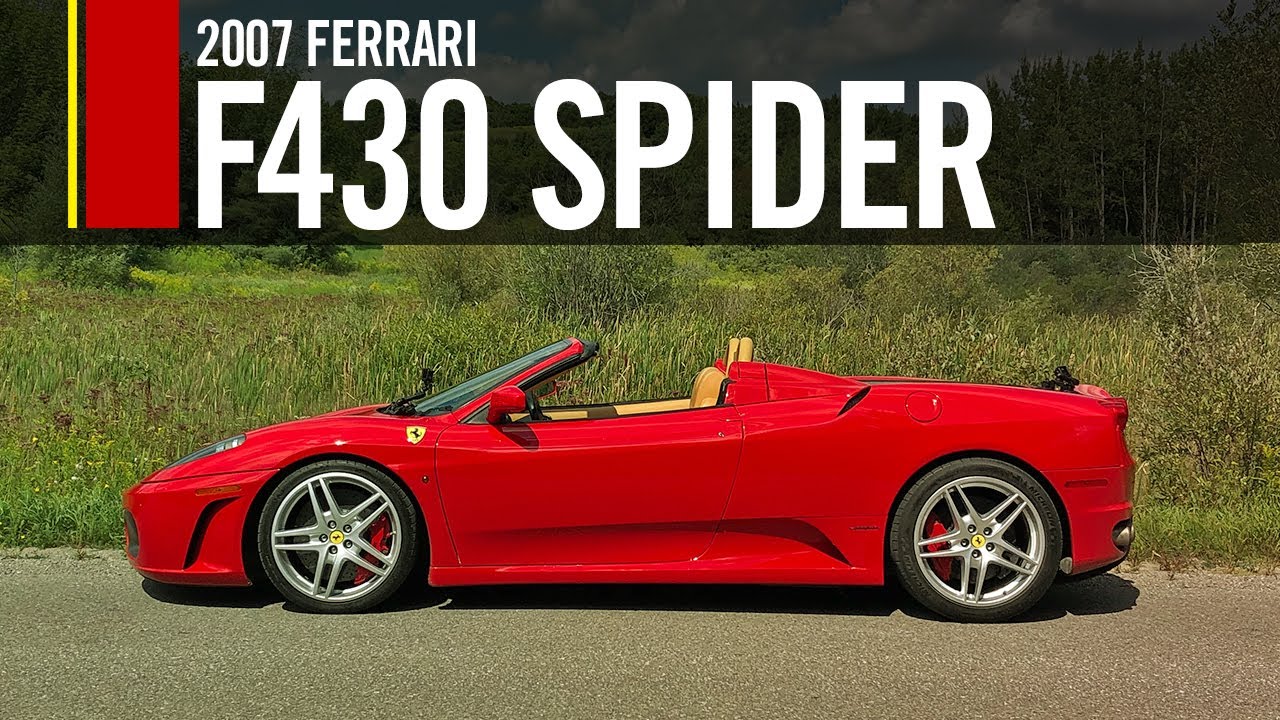 PEAK ANALOG 2007 Ferrari F430 Spider Manual Retro Review - YouTube