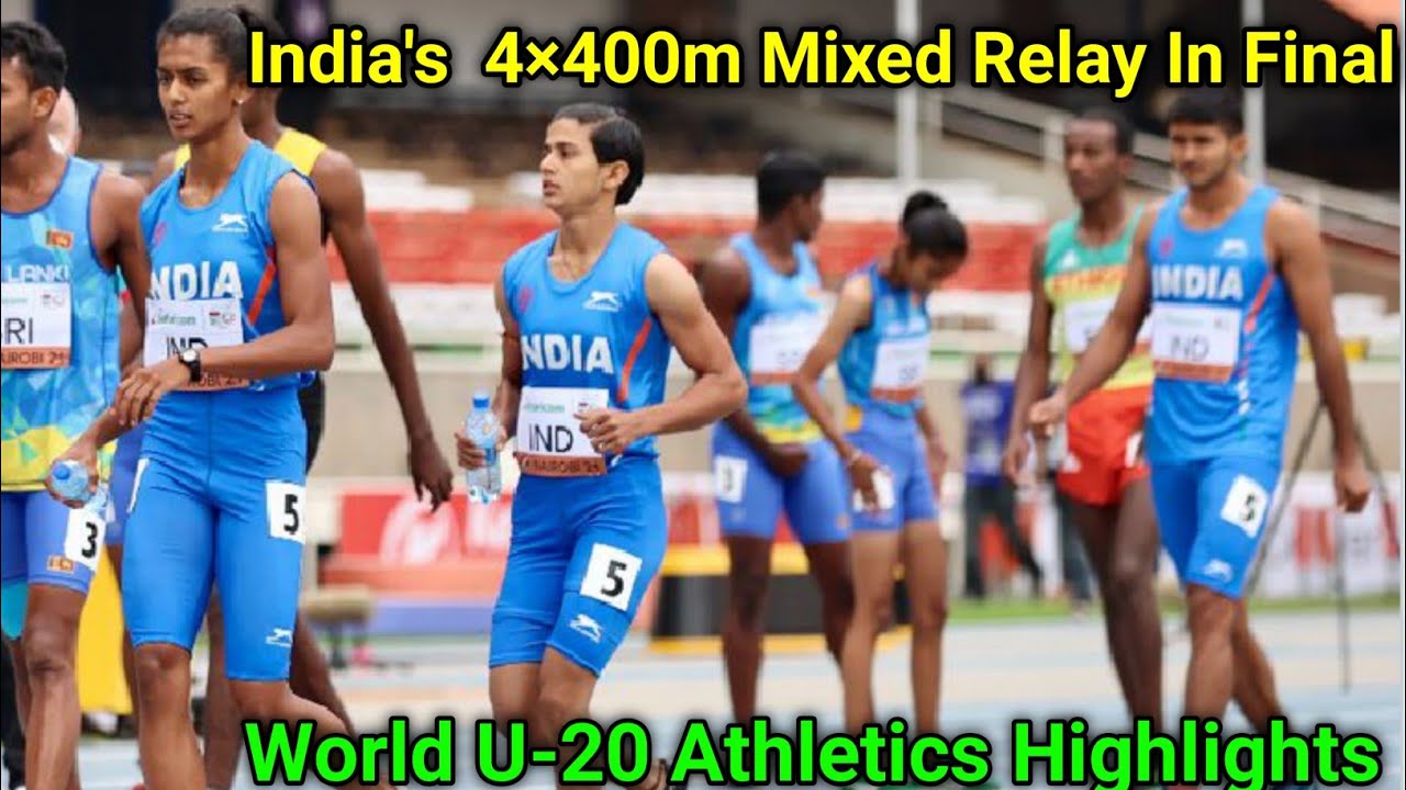 India's🇮🇳 4×400m Mixed Relay Team In Finals|Indian Mixed relay Team ...