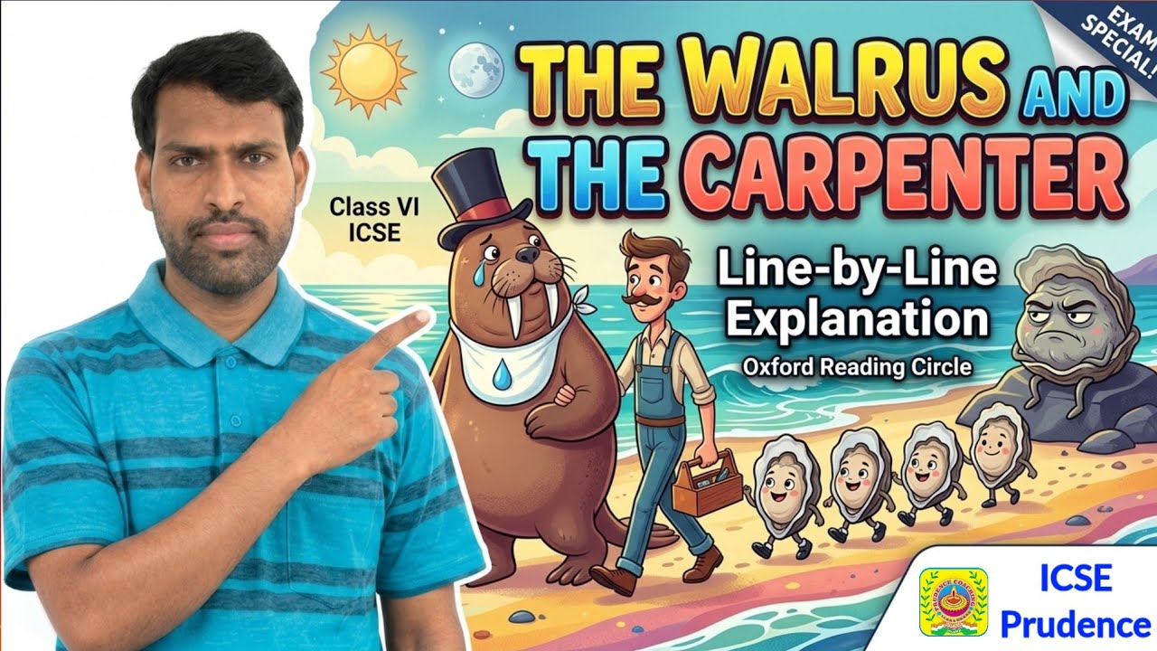 The Walrus and the Carpenter line by line explanation | Oxford Reading ...
