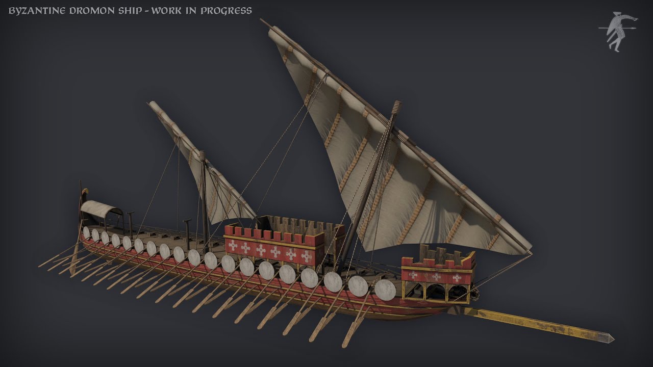 CFP « Set sails! » update teaser : Byzantine dromon ship - YouTube