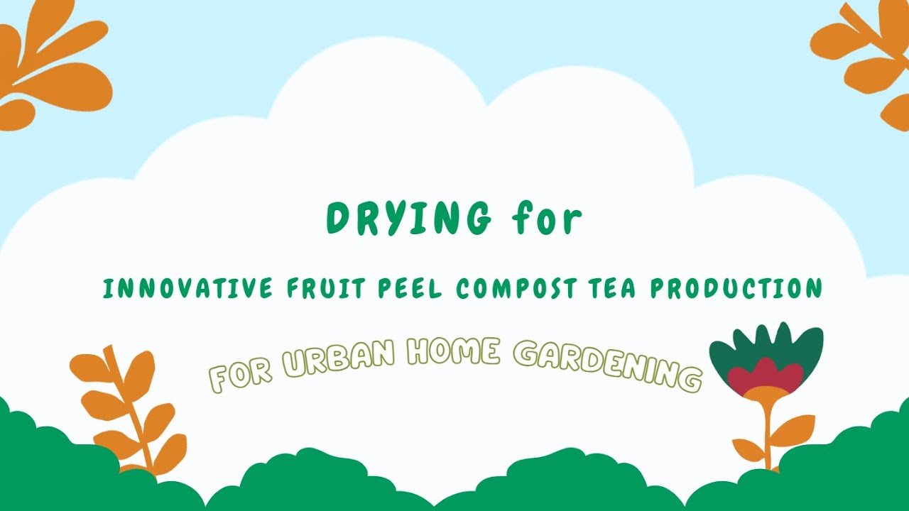 DRYING for INNOVATIVE COMPOST TEA PRODUCTION - YouTube